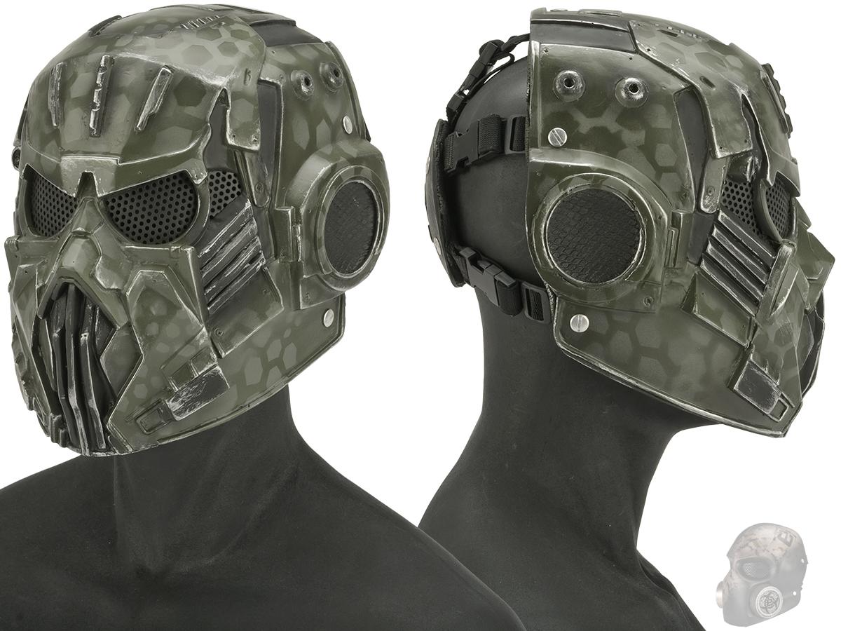 Evike.com R-Custom Hellghast Fiberglass Mask w/ Wire Mesh (Color ...