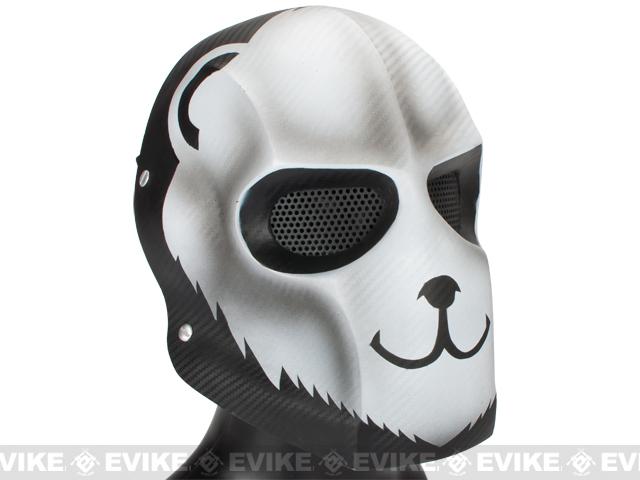 Evike.com R-Custom Fiberglass Wire Mesh "Panda" Mask, Tactical Gear ...