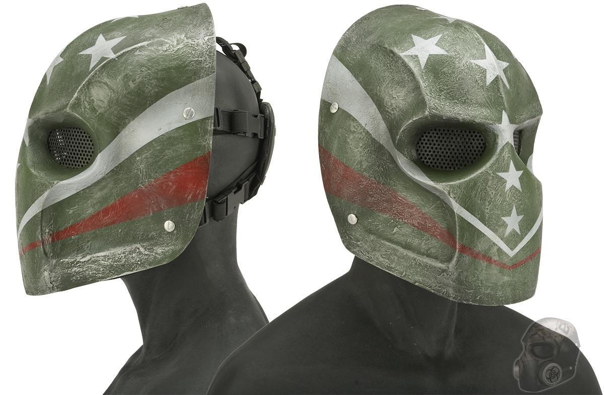 Evike.com R-Custom Fiberglass Wire Mesh "Patriot Bob" Mask, Tactical ...