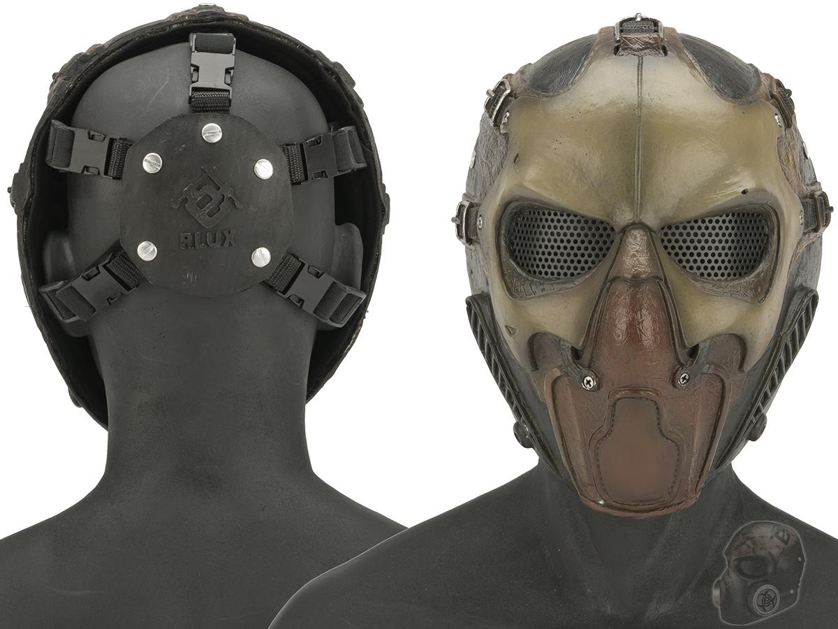 Evike.com R-Custom Smoke Fiberglass Mask w/ Wire Mesh (Color: Desert ...