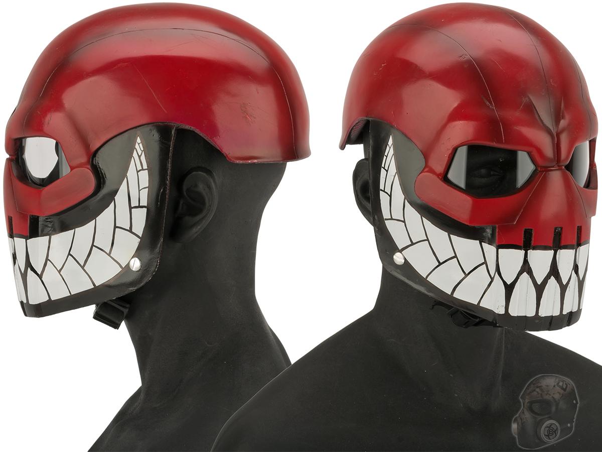Evike.com R-Custom Fiberglass "Task Master" Full Face Mask (Color: Grin ...