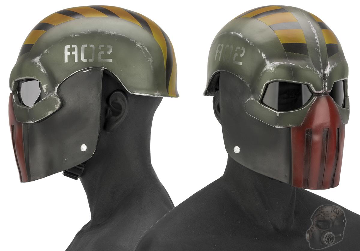 Evike.com R-Custom Fiberglass "Task Master" Full Face Mask (Color: Robo ...