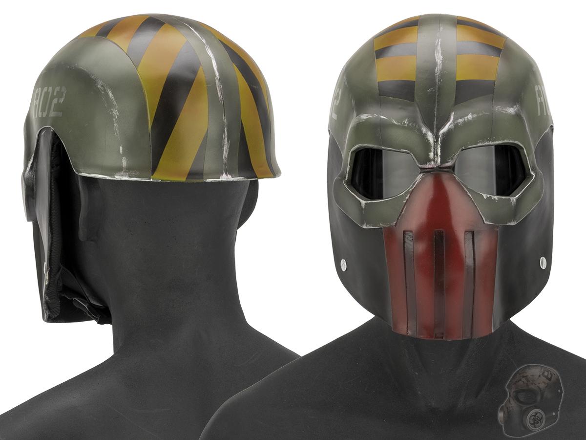 Evike.com R-Custom Fiberglass "Task Master" Full Face Mask (Color: Robo ...