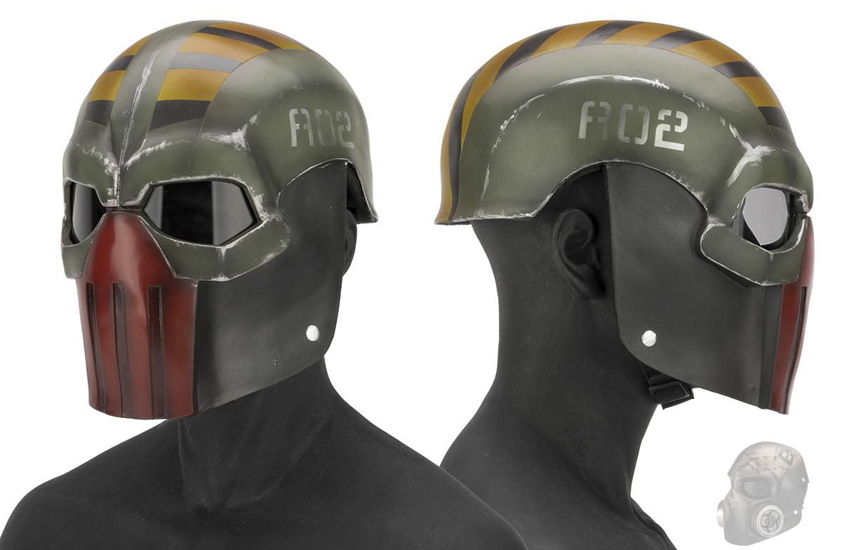 Evike.com R-Custom Fiberglass "Task Master" Full Face Mask (Color: Robo ...