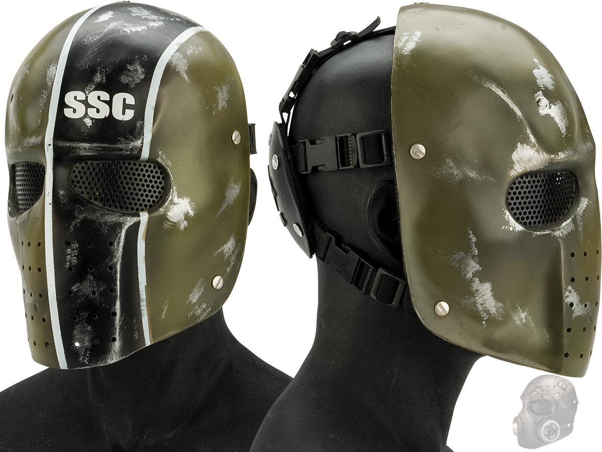 Evike.com R-Custom Fiberglass "Army" Full Face Mask (Color: SSC / Mesh ...