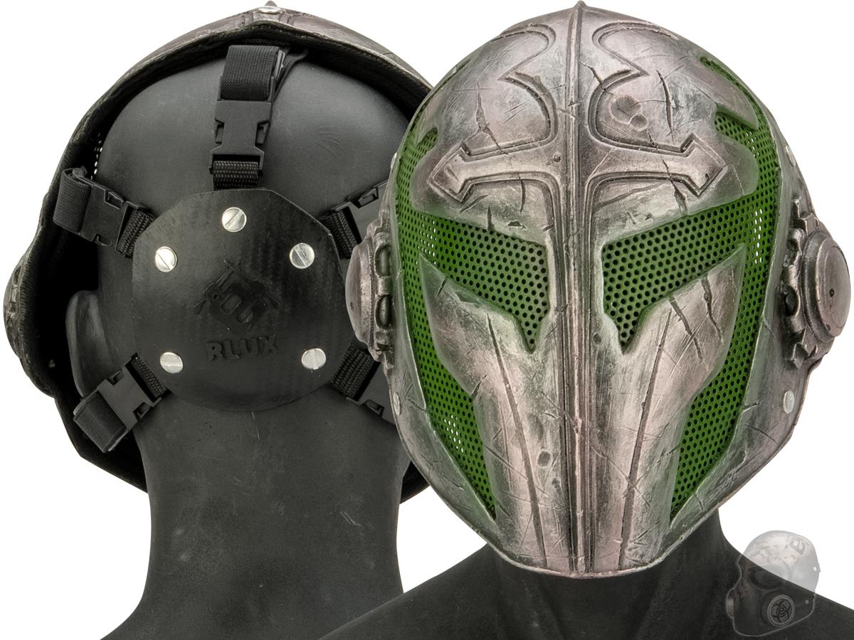 Evike.com R-Custom Fiberglass Wire Mesh "Templar" Mask - Green ...