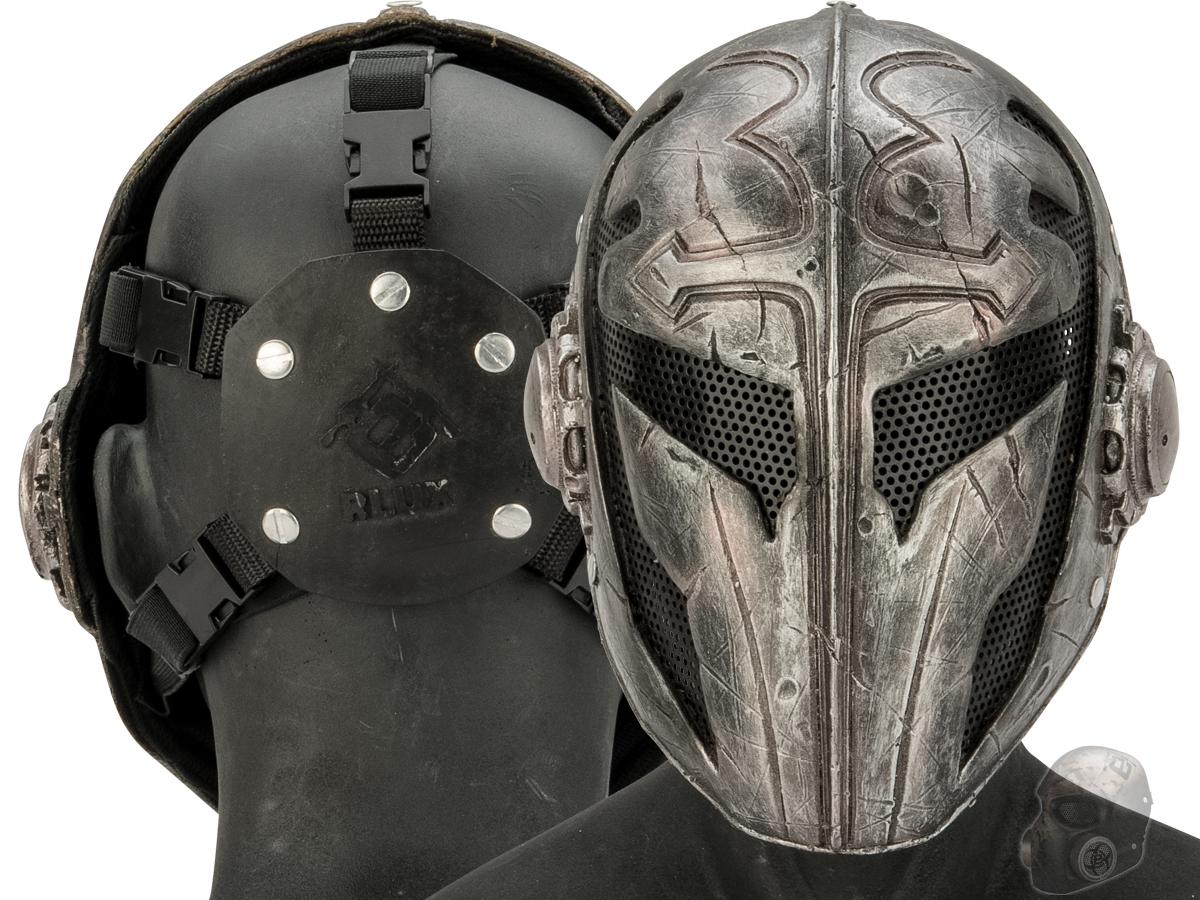 Evike.com R-Custom Fiberglass Wire Mesh "Templar" Mask - Black ...