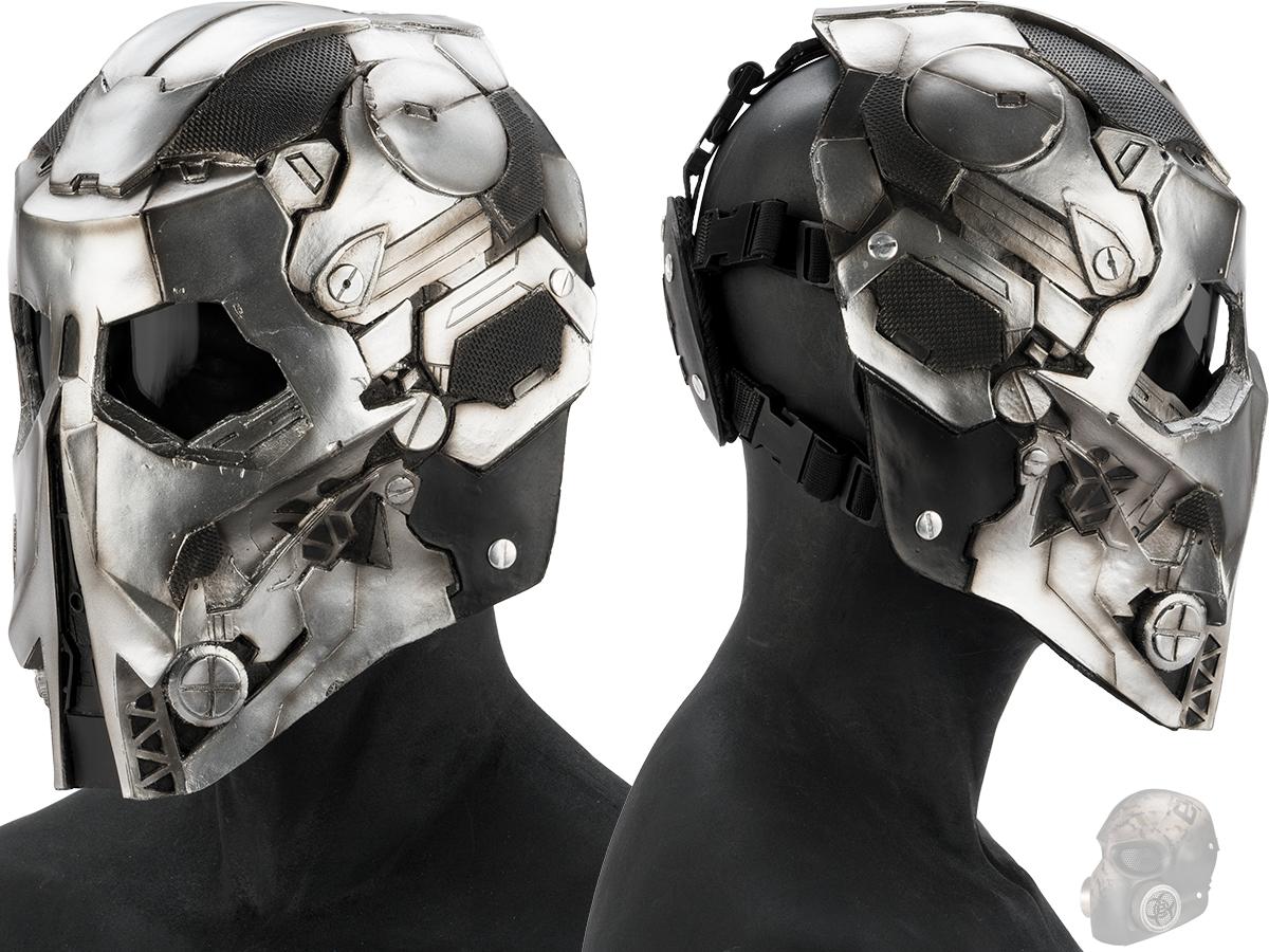 Evike.com R-Custom Fiberglass "Stalker" Full Face Mask (Color: Mettalic ...