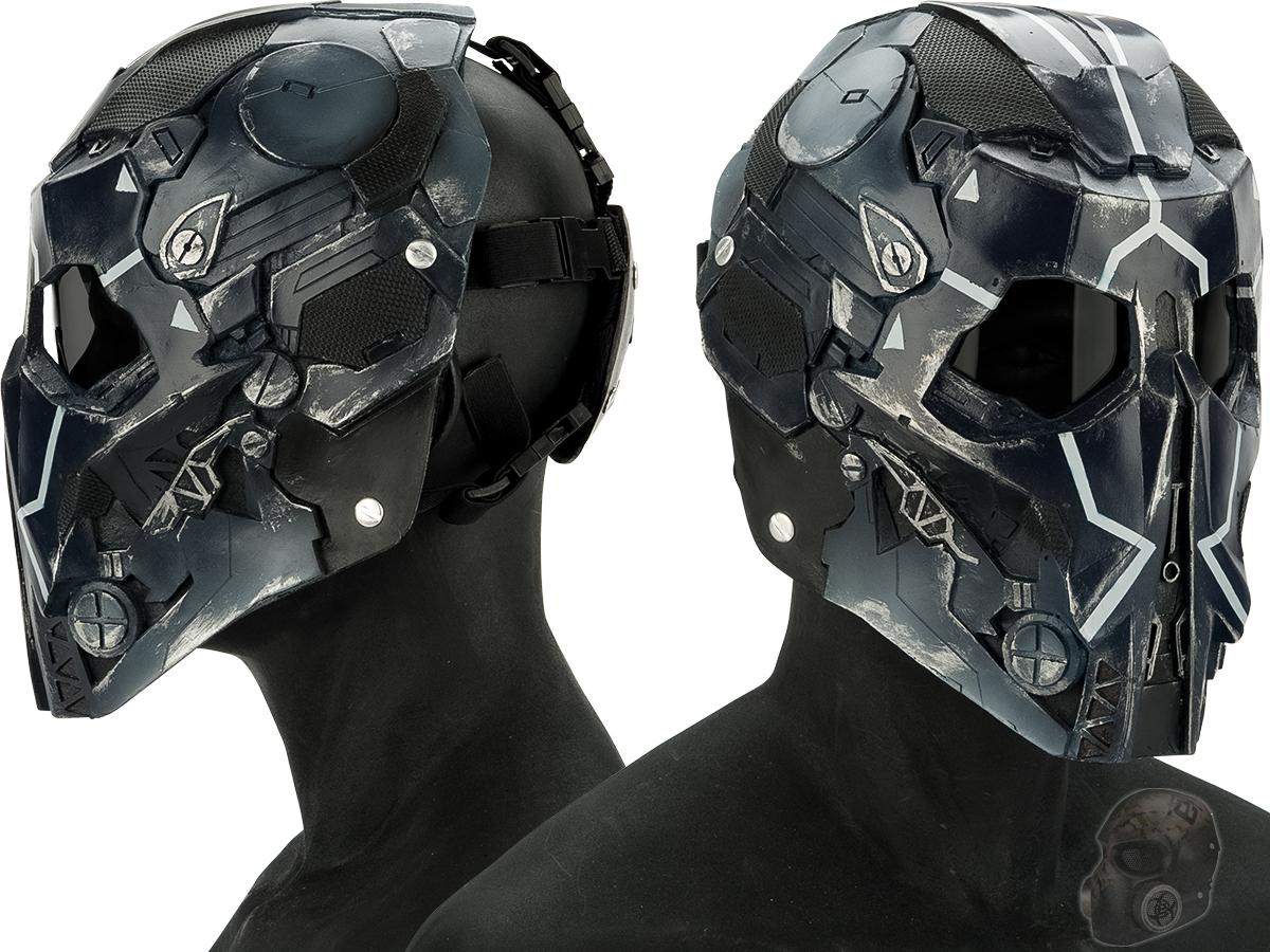 Evike.com R-Custom Fiberglass "Stalker" Full Face Mask (Color: Black ...