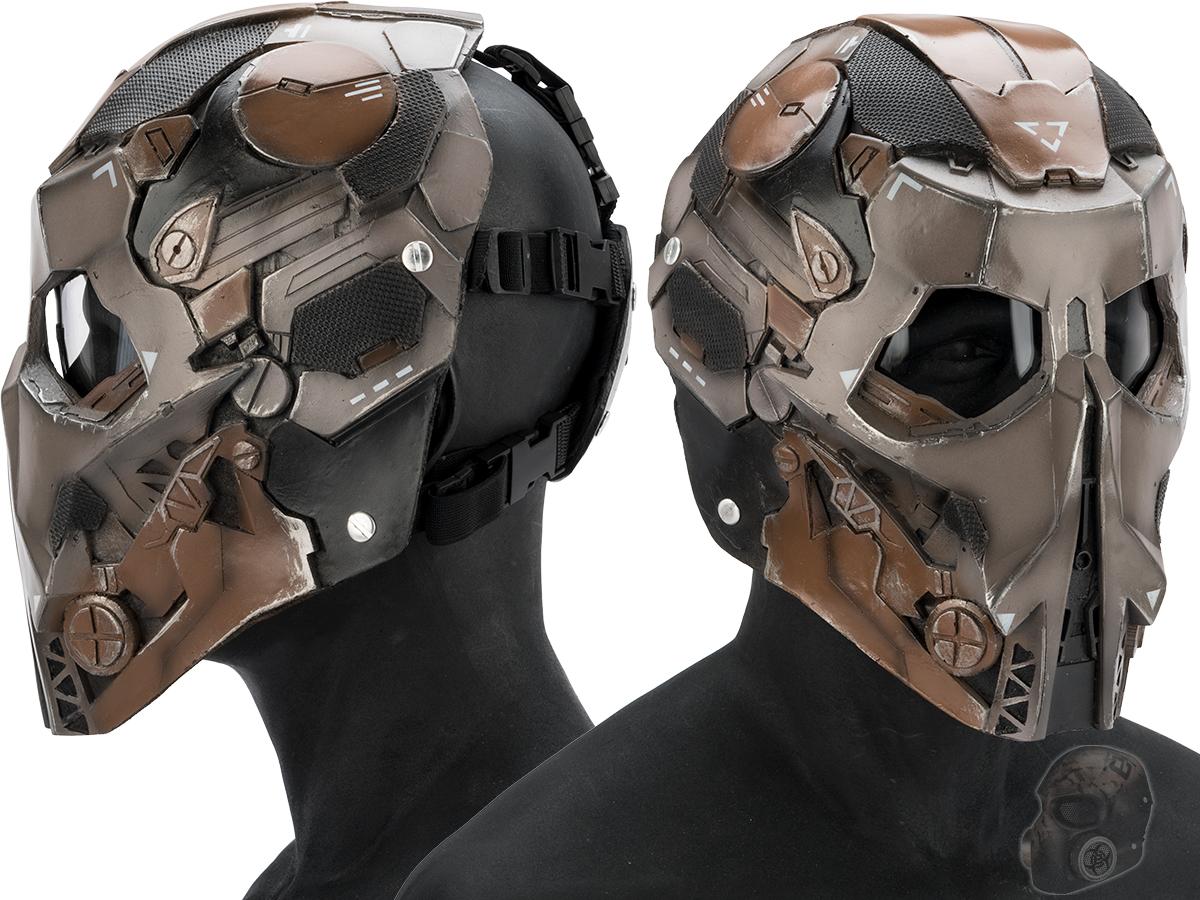 Evike.com R-Custom Fiberglass "Stalker" Full Face Mask (Color: Desert ...