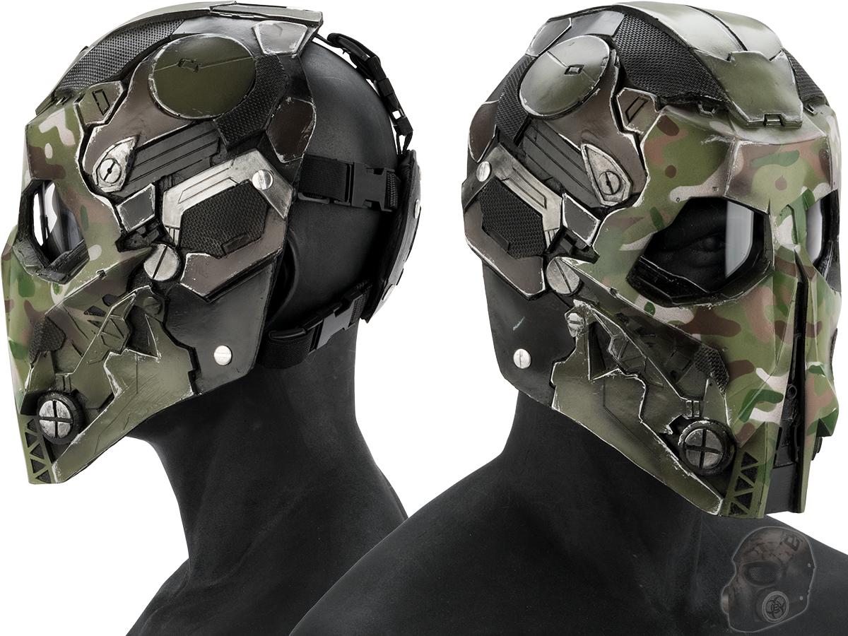 Evike.com R-Custom Fiberglass "Stalker" Full Face Mask (Color: Woodland ...