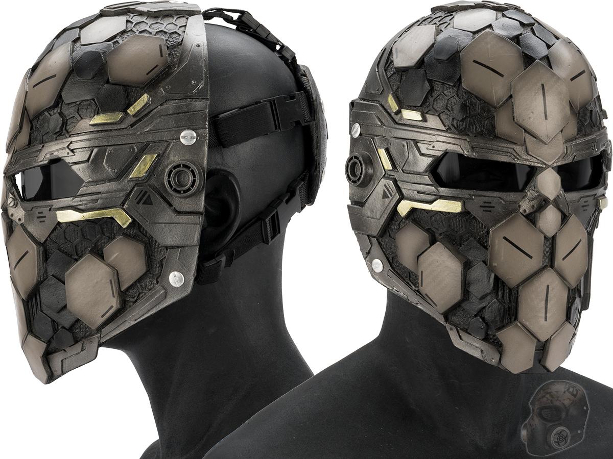 Evike.com R-Custom Fiberglass "Cypher" Full Face Mask (Color: Desert ...