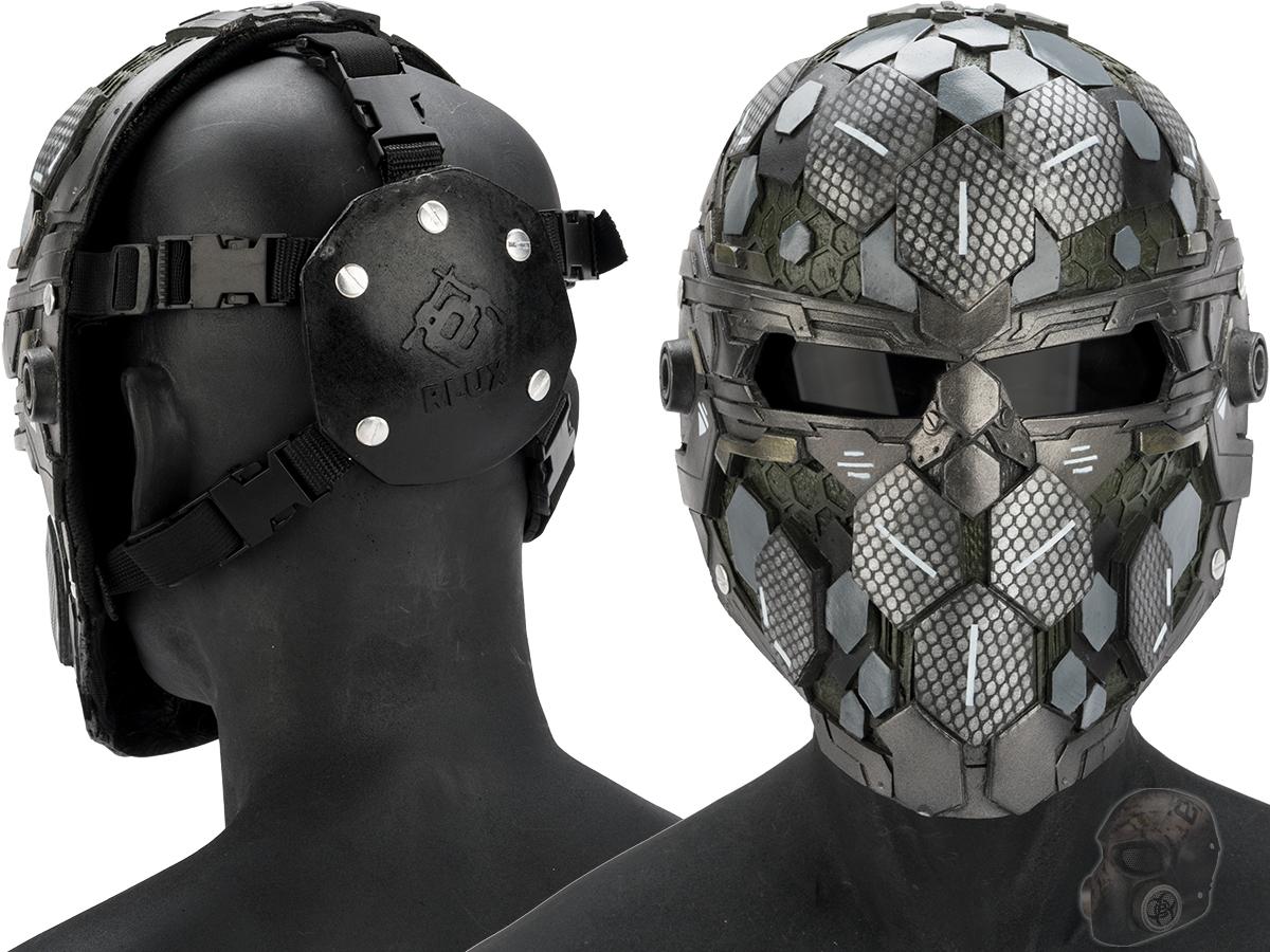 Evike.com R-Custom Fiberglass "Cypher" Full Face Mask (Color: Metallic ...