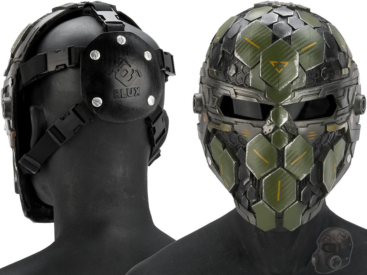 Evike.com R-Custom Fiberglass "Cypher" Full Face Mask (Color: OD Green ...