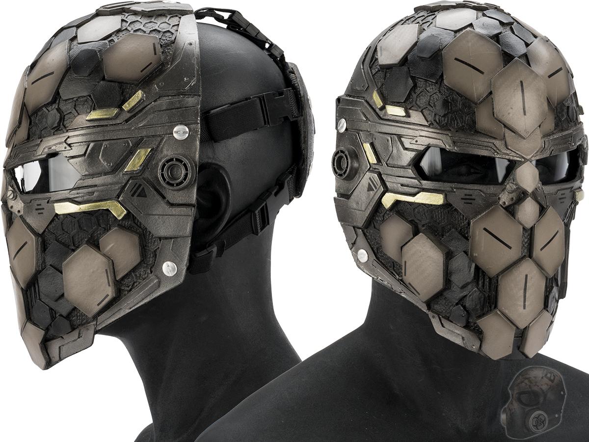 Evike.com R-Custom Fiberglass "Cypher" Full Face Mask (Color: Desert ...