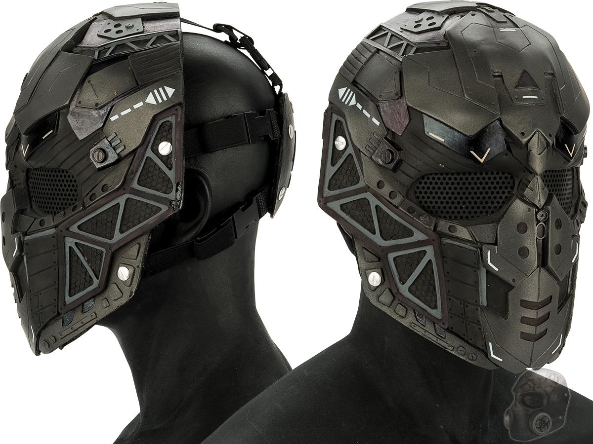 Evike.com R-Custom Fiberglass "Raptor" Full Face Mask (Color: Grey ...