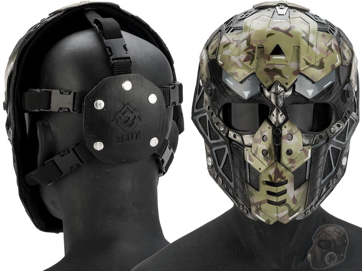 Evike.com R-Custom Fiberglass "Raptor" Full Face Mask (Color: Woodland ...