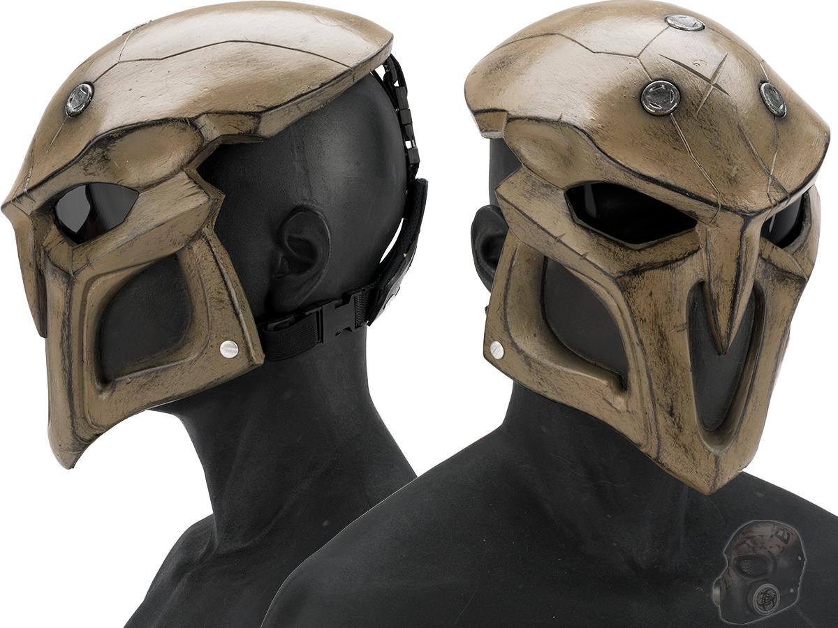 Evike.com R-Custom Fiberglass "Reaper" Full Face Mask (Color: Desert ...