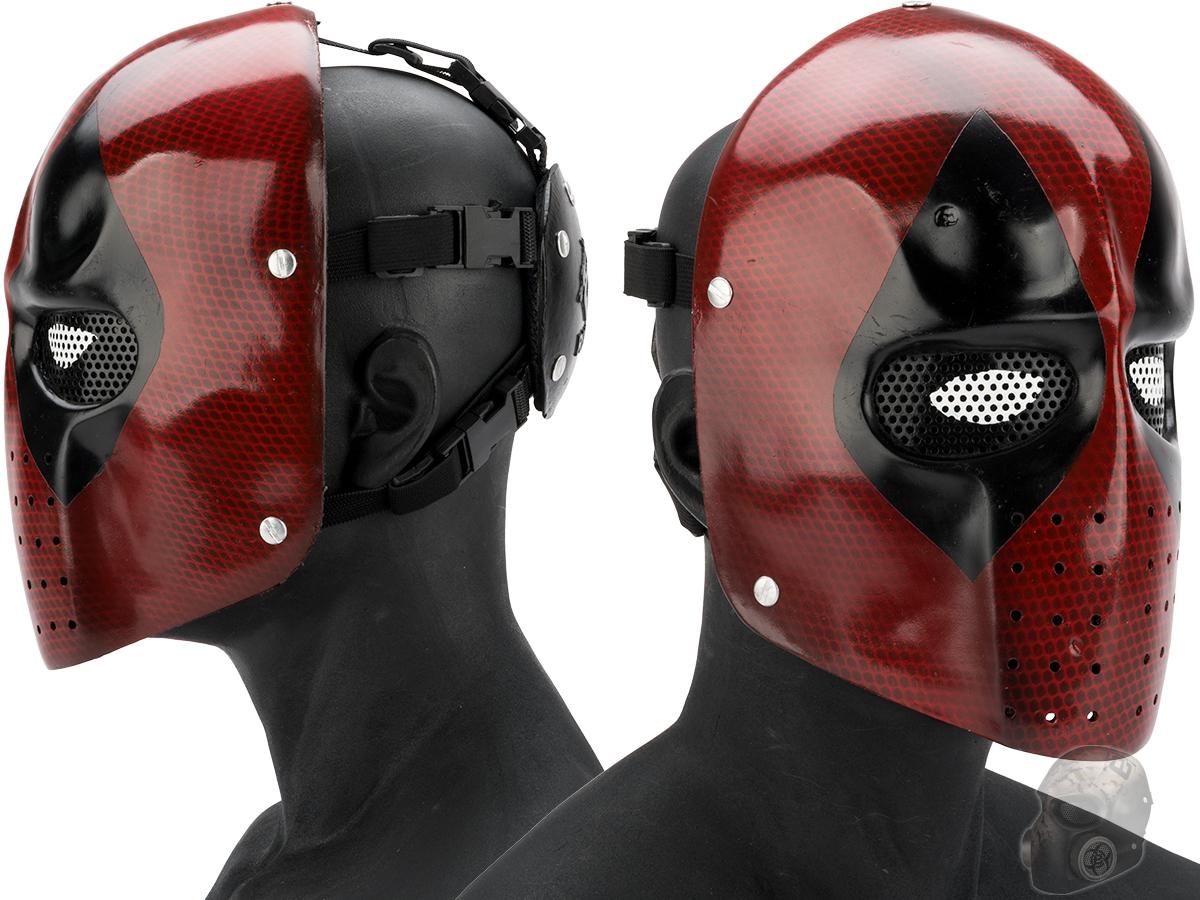 Evike.com R-Custom Fiberglass "Snarky Mercenary" Full Face Mask (Color ...