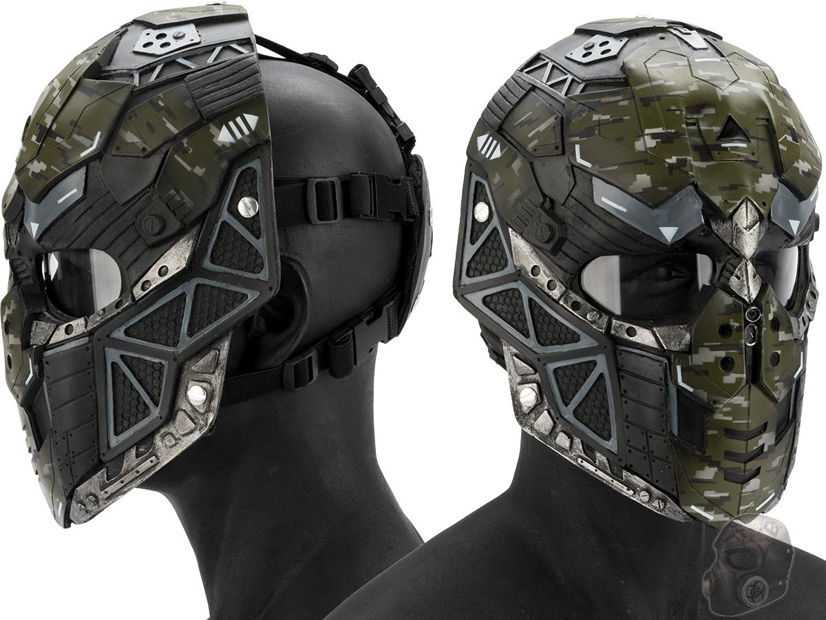 Evike.com R-Custom Fiberglass "Raptor" Full Face Mask (Color: OD Camo ...