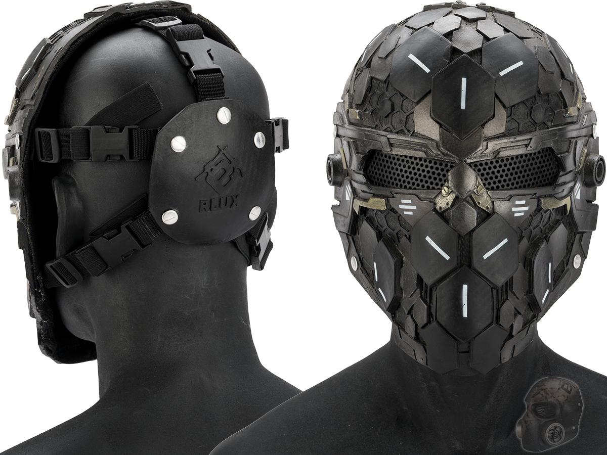 Evike.com R-Custom Fiberglass "Cypher" Full Face Mask (Color: Black ...
