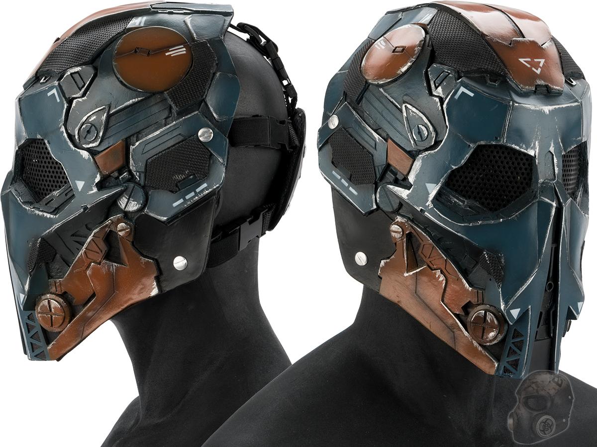 Evike.com R-Custom Fiberglass "Stalker" Full Face Mask (Color: Blue ...