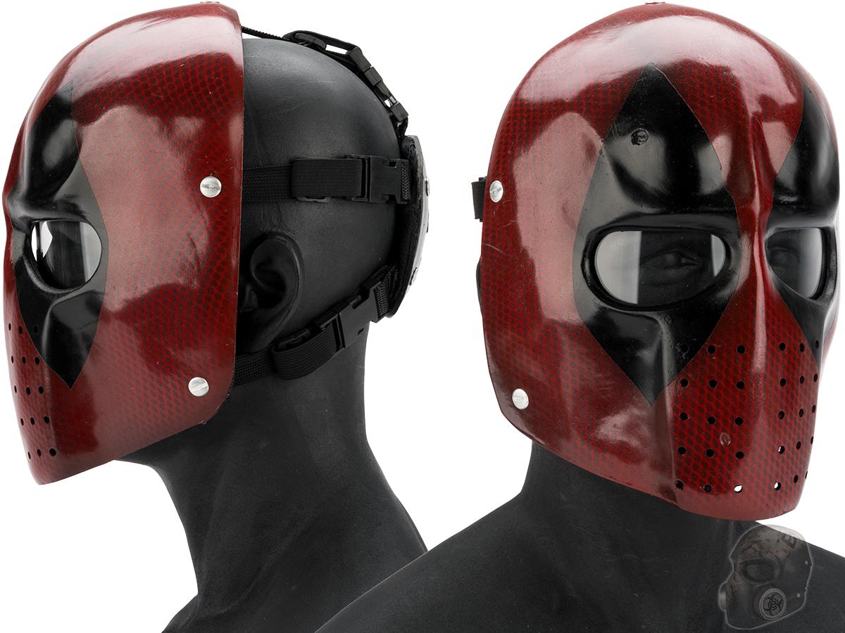 Evike.com R-Custom Fiberglass "Snarky Mercenary" Full Face Mask (Color ...