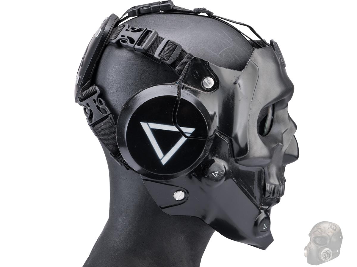 Evike.com RLUX Fiberglass "Cyber Skull" Full Face Mask (Color: Black ...