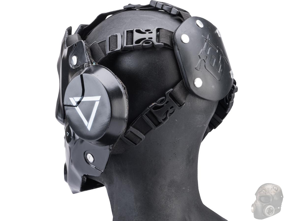 Evike.com RLUX Fiberglass "Cyber Skull" Full Face Mask (Color: Black ...
