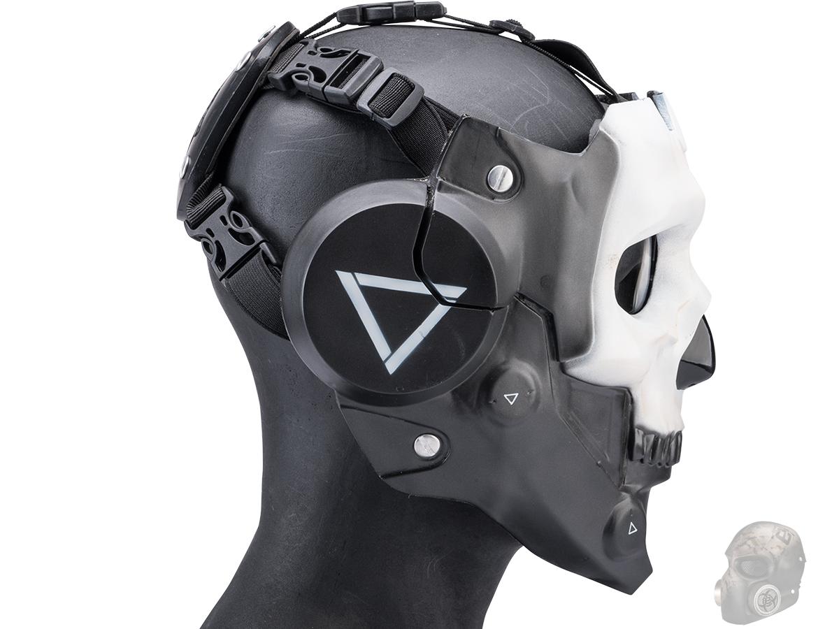 Evike.com RLUX Fiberglass "Cyber Skull" Full Face Mask (Color: Bone ...