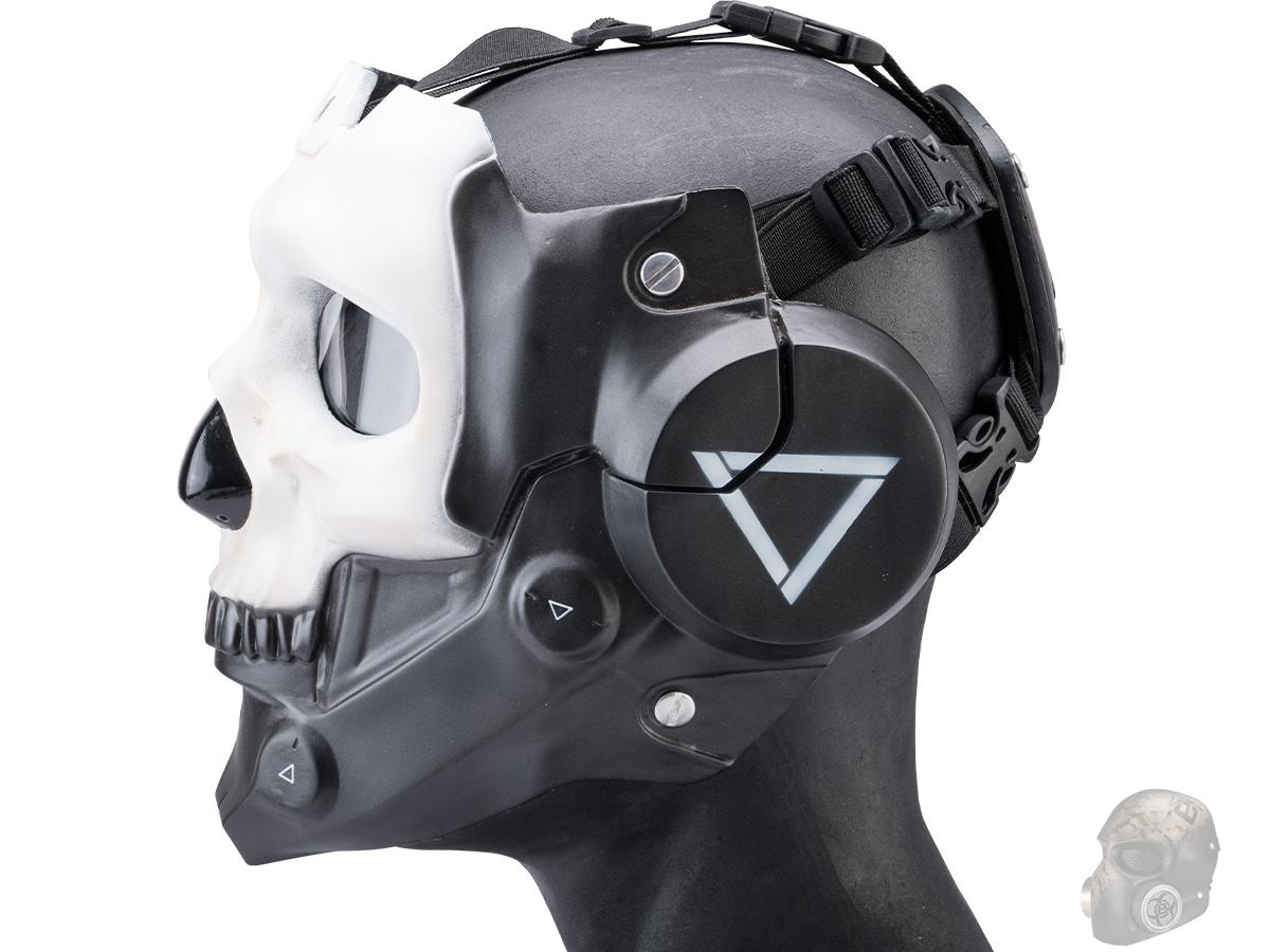 Evike.com RLUX Fiberglass "Cyber Skull" Full Face Mask (Color: Bone ...