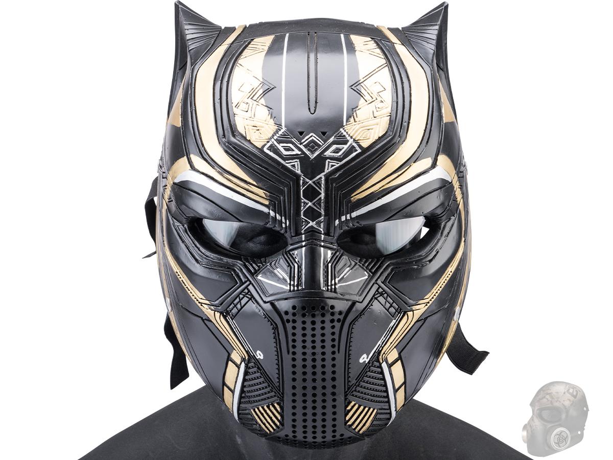 Evike.com Rlux Fiberglass "Panther" Full Face Mask (Color: Gold / Large ...