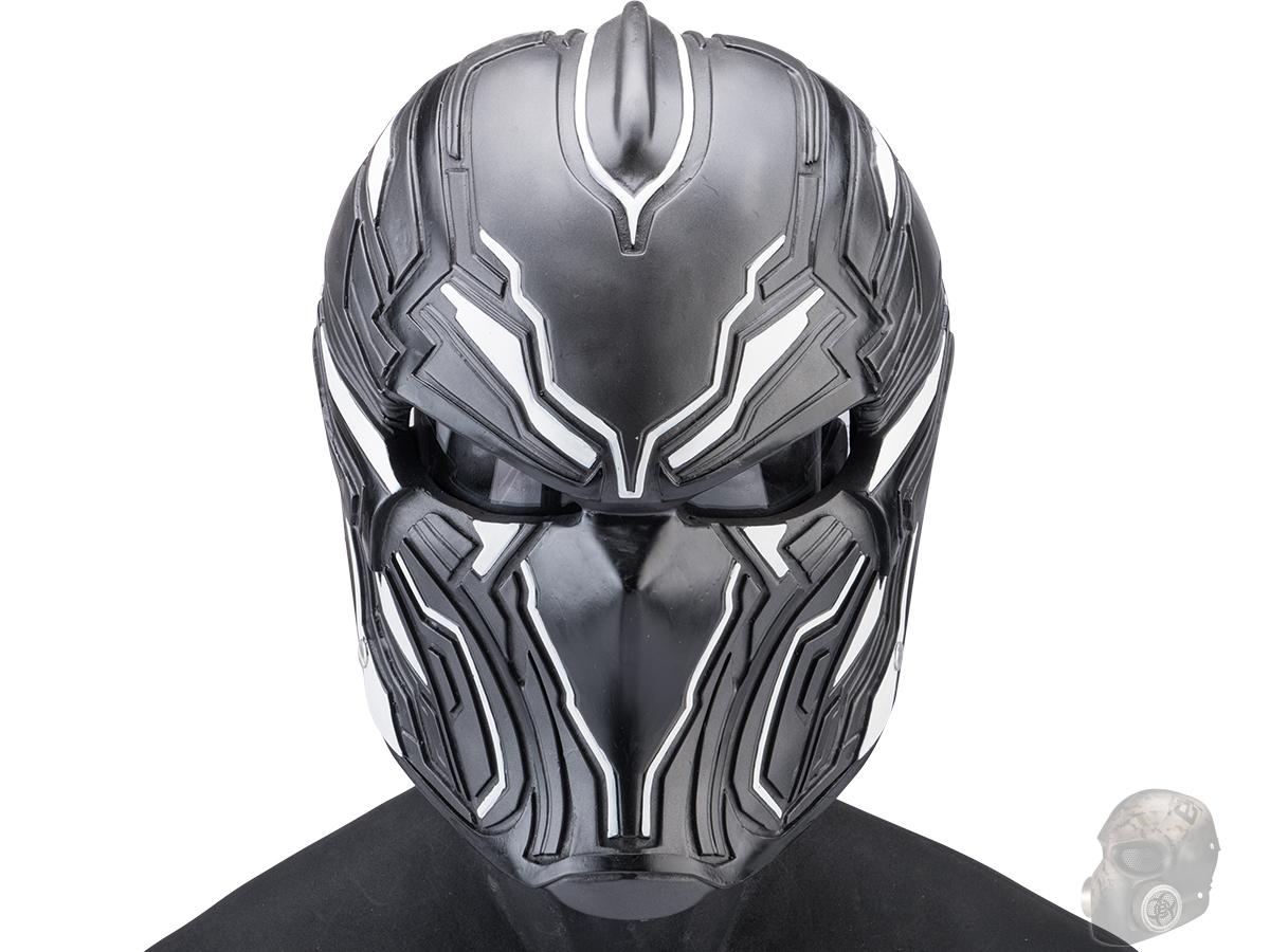 Evike.com RLUX Fiberglass "Samurai Merc" Full Face Mask (Color: Black ...