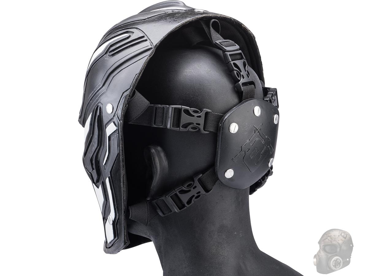 Evike.com RLUX Fiberglass "Samurai Merc" Full Face Mask (Color: Black ...
