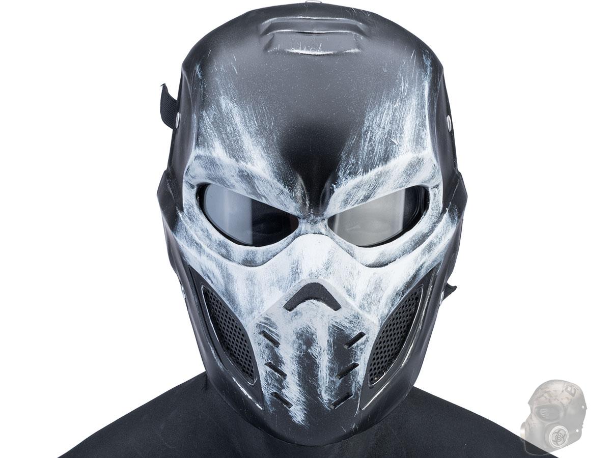 Evike.com R-Custom Fiberglass "Crossbone" Full Face Mask (Type: Smoke ...