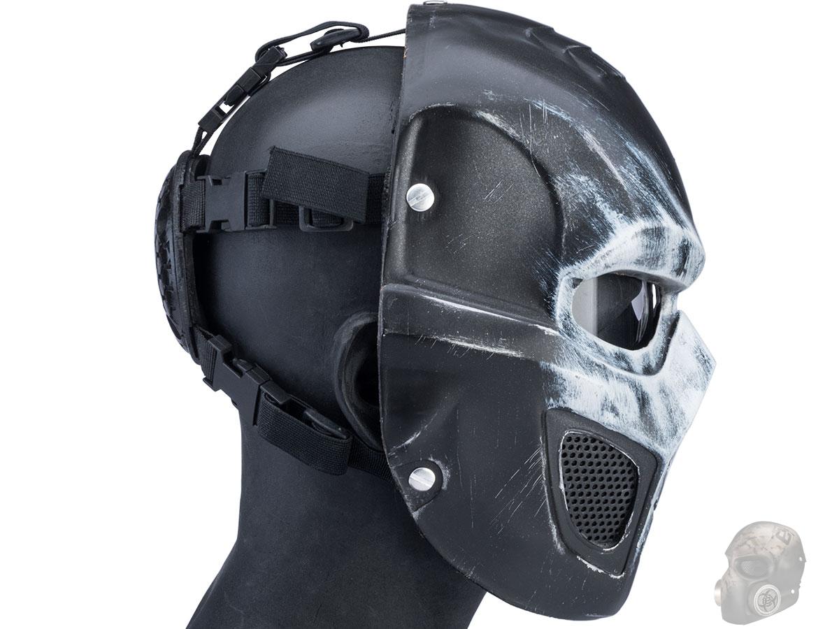Evike.com R-Custom Fiberglass "Crossbone" Full Face Mask (Type: Smoke ...