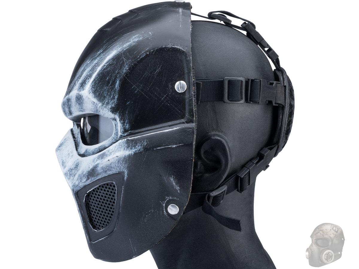 Evike.com R-Custom Fiberglass "Crossbone" Full Face Mask (Type: Smoke ...