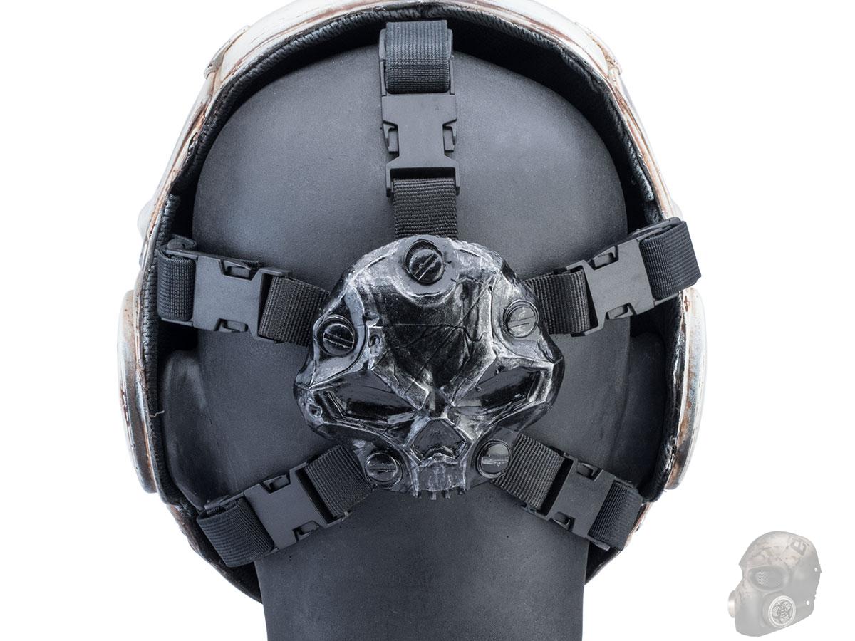 Evike.com R-Custom Fiberglass "Cyberskull" Full Face Mask (Color: Bone ...
