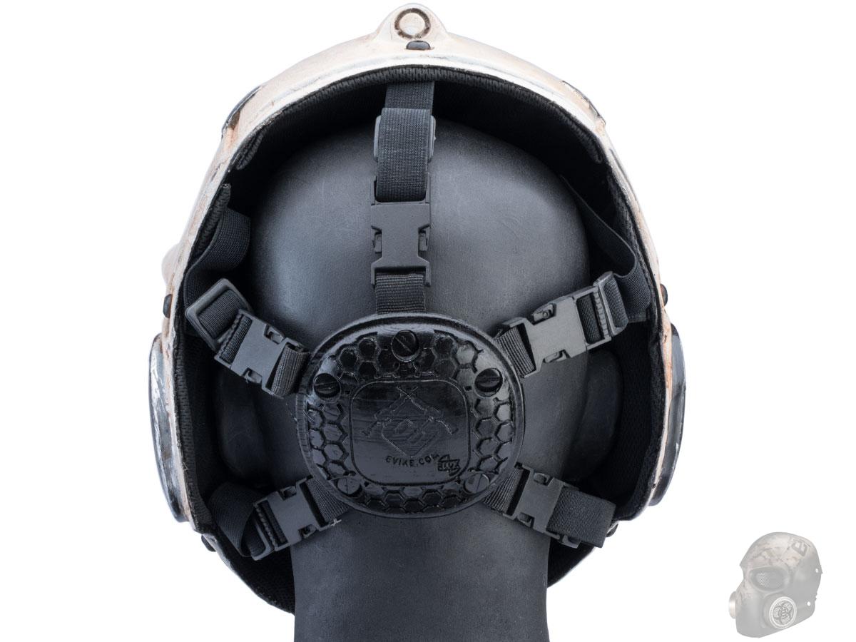 Evike.com R-Custom Fiberglass "Cyberskull" Full Face Mask (Color: Bone ...