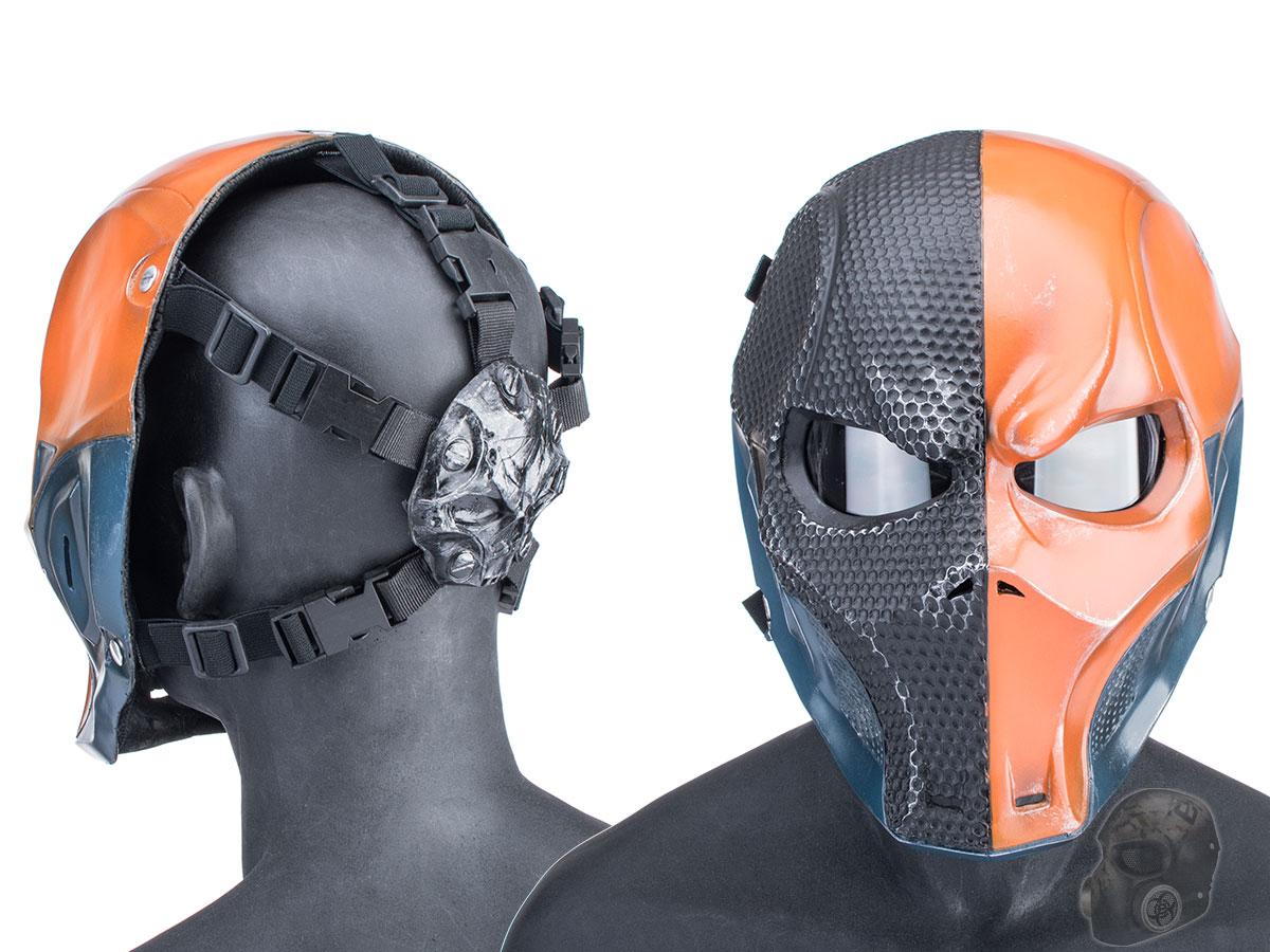 Evike.com R-Custom Fiberglass "Merc V3" Full Face Mask (Color: Orange ...