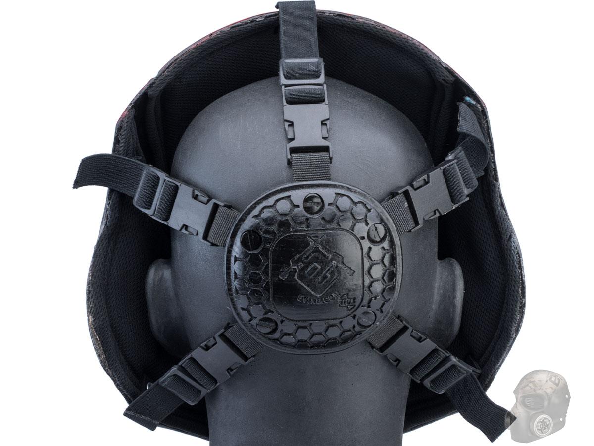 Evike.com R-Custom Fiberglass "RHood" Full Face Mask (Type: Mesh Lens ...