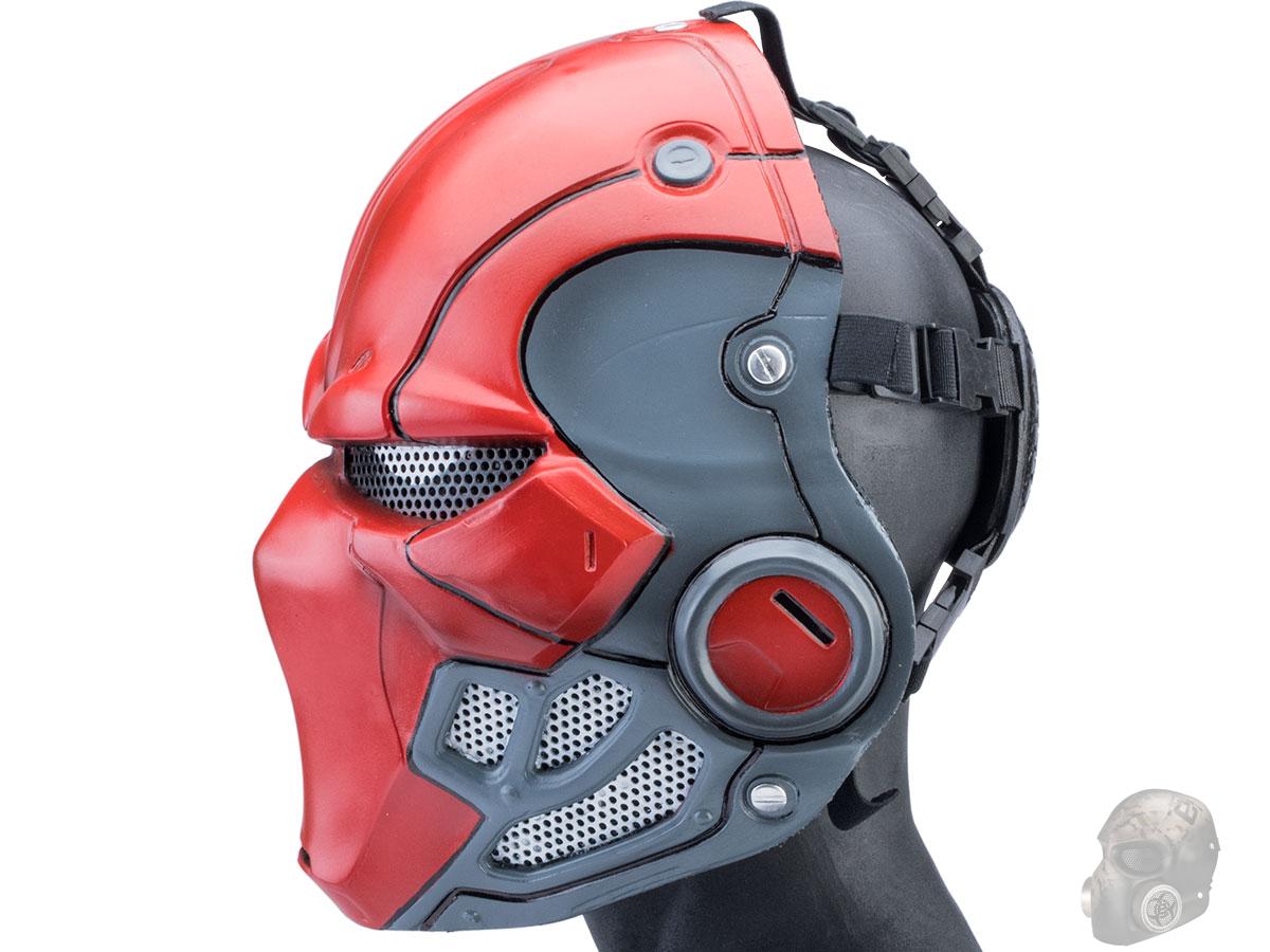 Evike.com R-Custom Fiberglass "RHood" Full Face Mask (Type: Mesh Lens ...