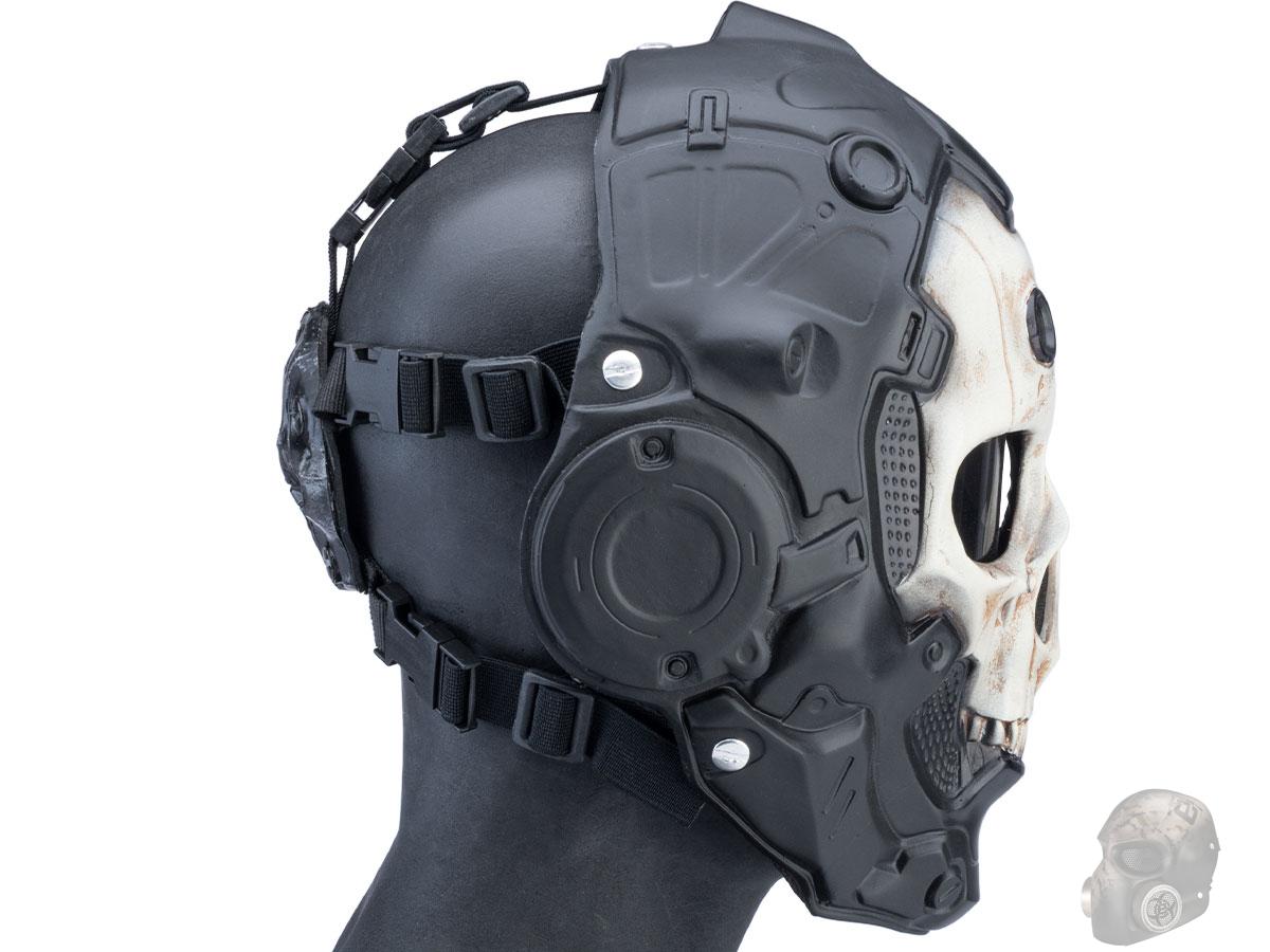 Evike.com R-Custom Fiberglass "Cyberskull" Full Face Mask (Color ...