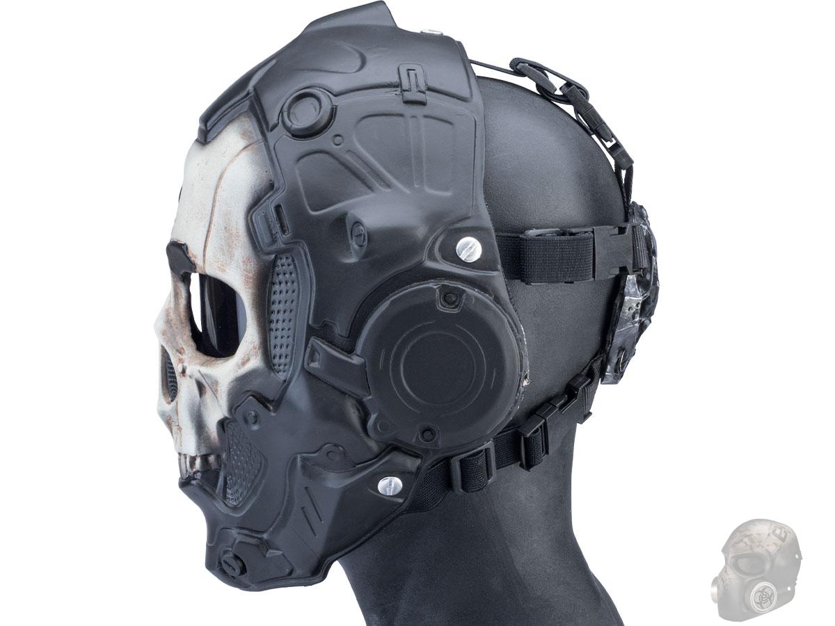 Evike.com R-Custom Fiberglass "Cyberskull" Full Face Mask (Color ...