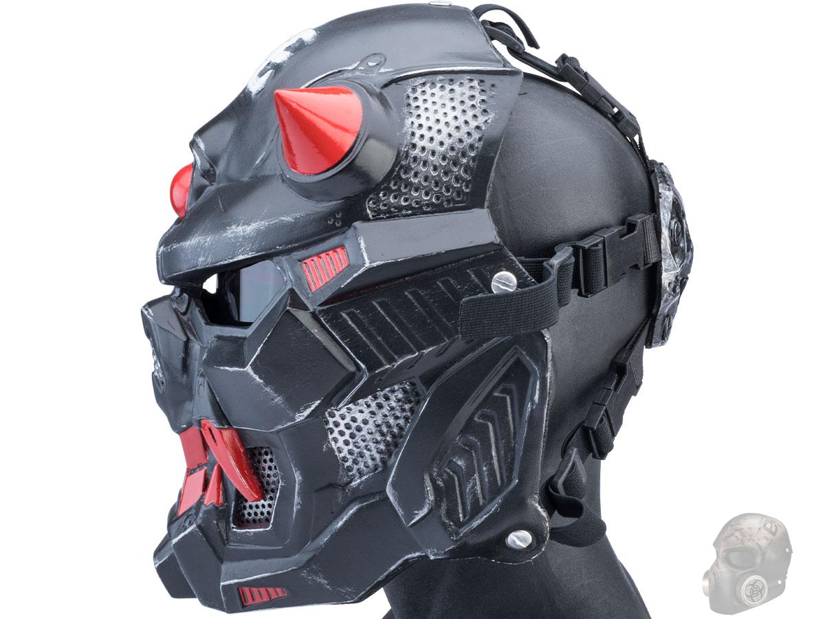 Evike.com R-Custom Fiberglass "Oni" Full Face Mask (Color: BlackOps ...