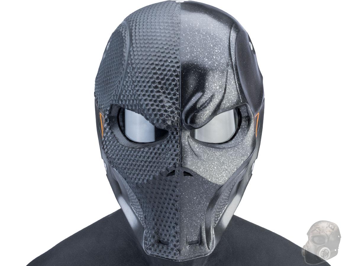 Evike.com R-Custom Fiberglass "Merc V3" Full Face Mask (Color: Black ...