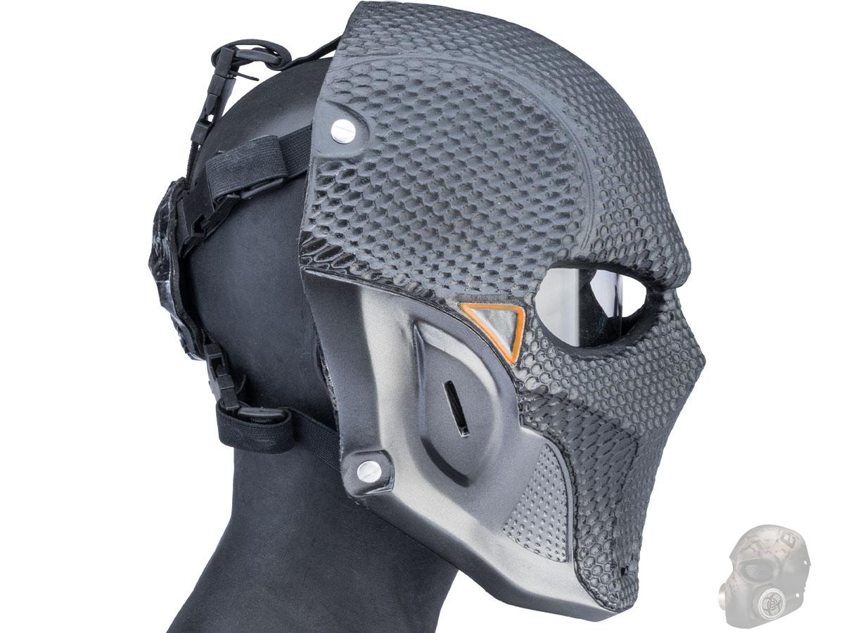 Evike.com R-Custom Fiberglass "Merc V3" Full Face Mask (Color: Black ...