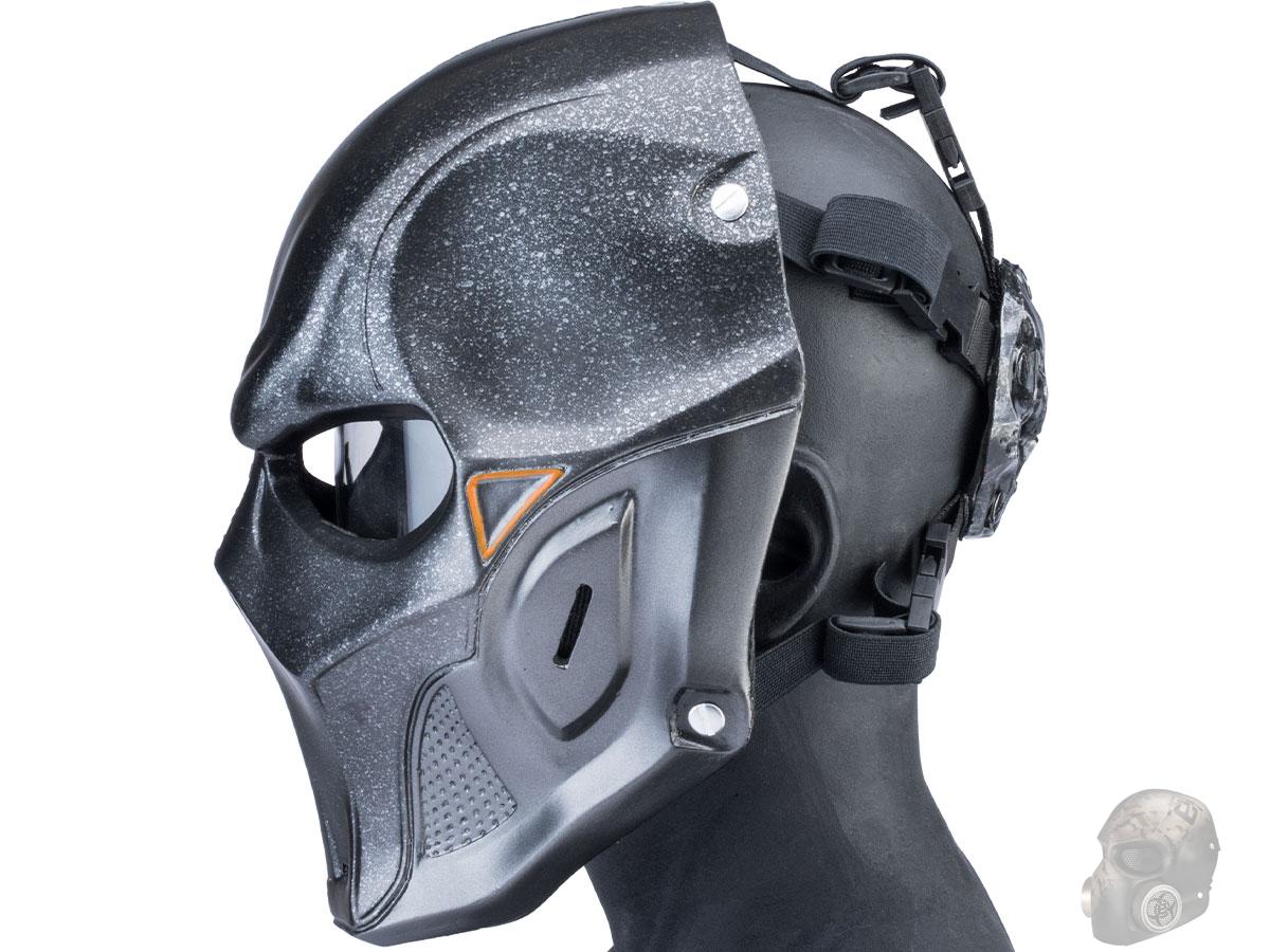 Evike.com R-Custom Fiberglass "Merc V3" Full Face Mask (Color: Black ...