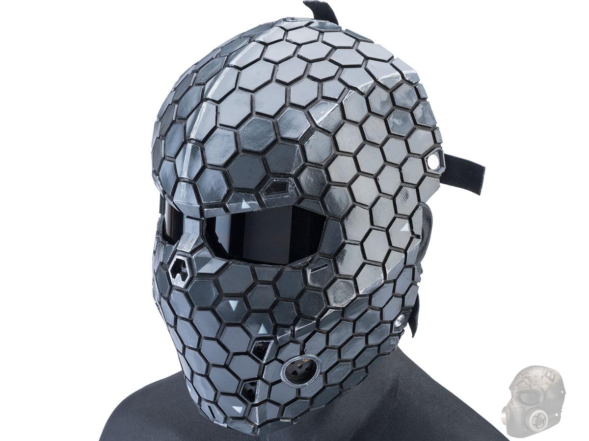 Evike.com R-Custom Fiberglass "Hive" Full Face Mask (Color: Black ...