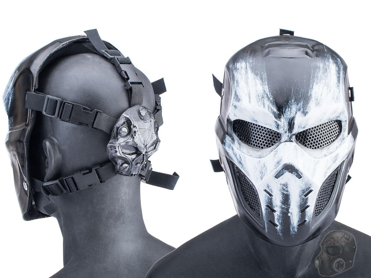 Evike.com R-Custom Fiberglass "Crossbone" Full Face Mask (Type: Mesh ...